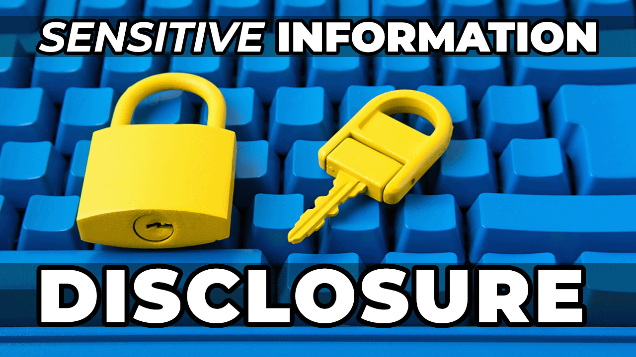 Sensitive Information Disclosure - TCM Security