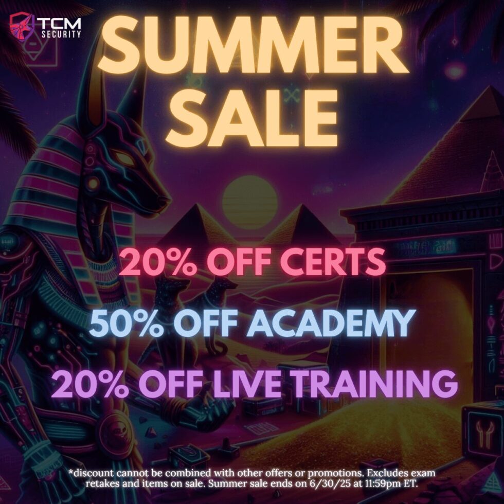 Coupons and Active Discounts - TCM Security